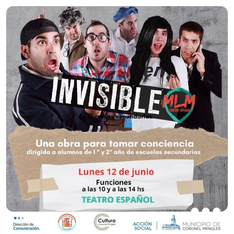 “Invisible”: La obra que invita a pensar el Bullying | El Orden de Pringles